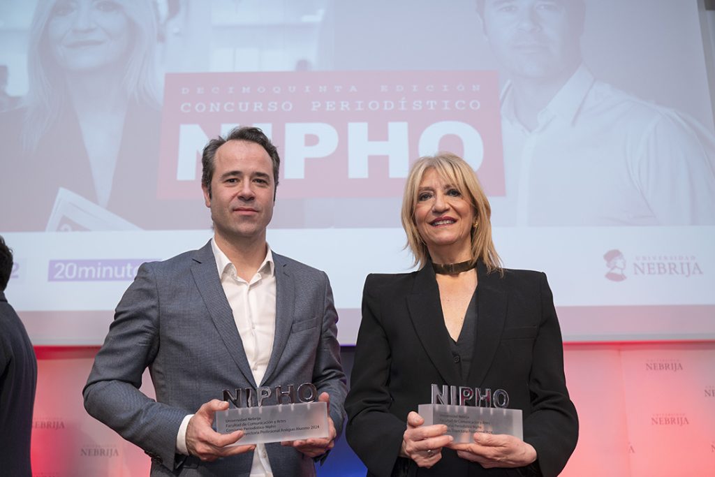 Los periodistas Encarna Samitier y Javier Chicote, Premios Nipho 2024 ...