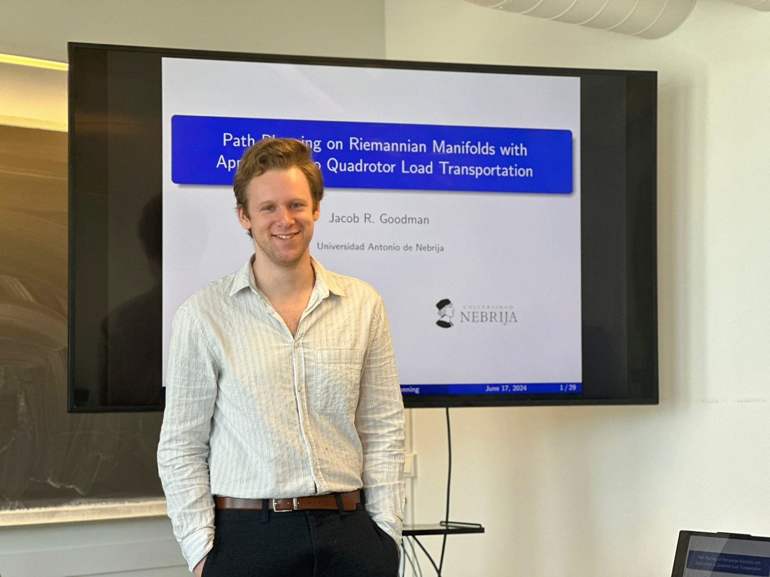 Jacob Goodman, del grupo Matemáticas y sus aplicaciones, presenta sus ...