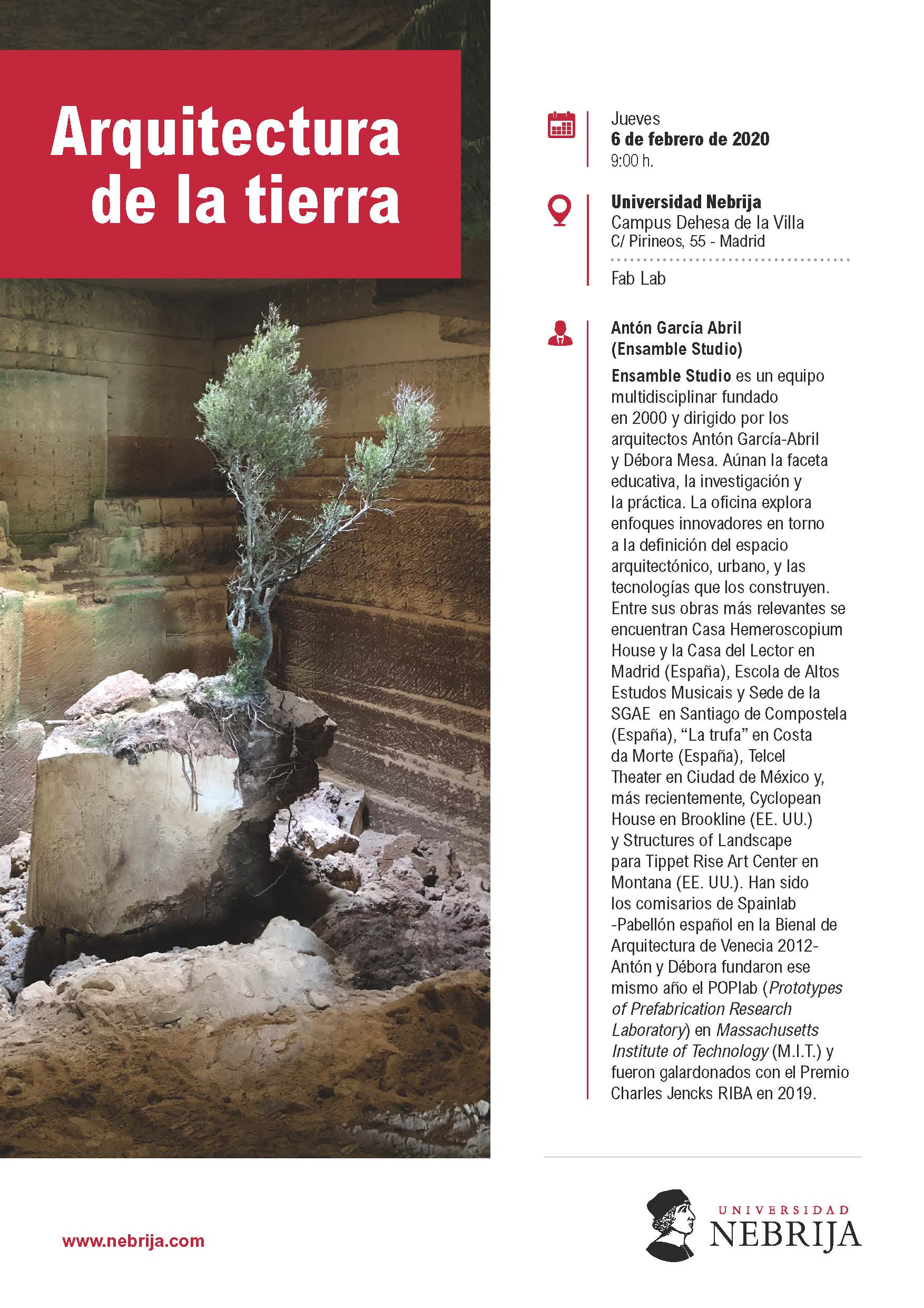 "Arquitectura de la tierra" por Antón García Abril/ENSAMBLE STUDIO. 06. ...